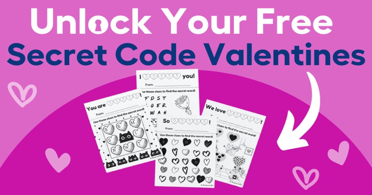 Secret Code Valentines