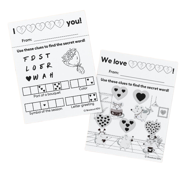 Secret Code Valentines