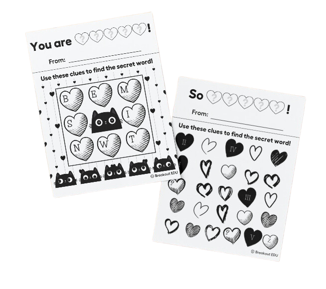 Secret Code Valentines
